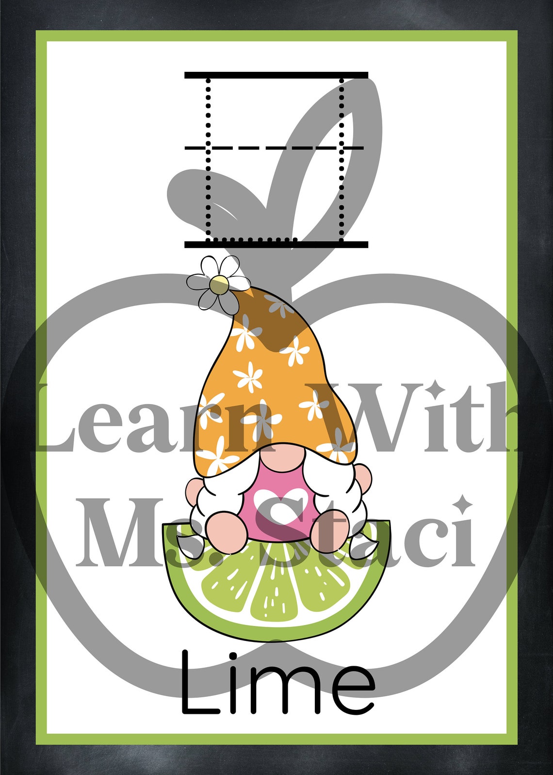 Gnome Alphabet & Numbers - Etsy