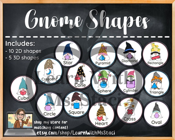 Gnome Shapes - Etsy
