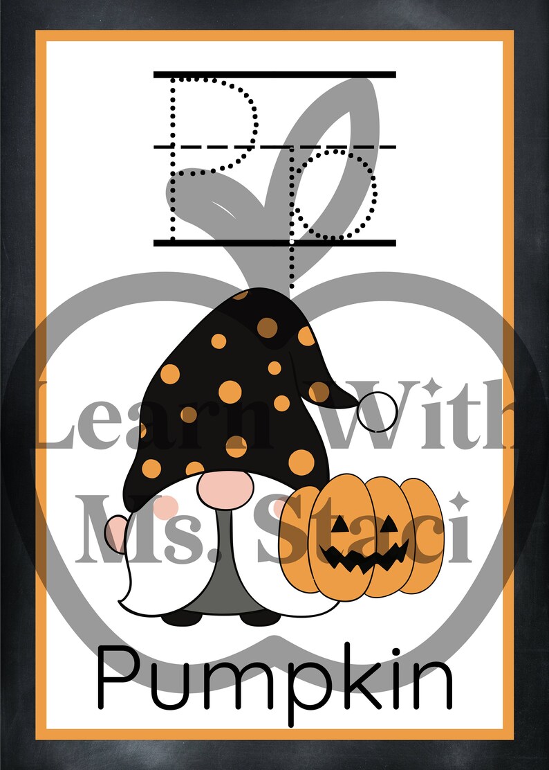 Gnome Alphabet & Numbers - Etsy