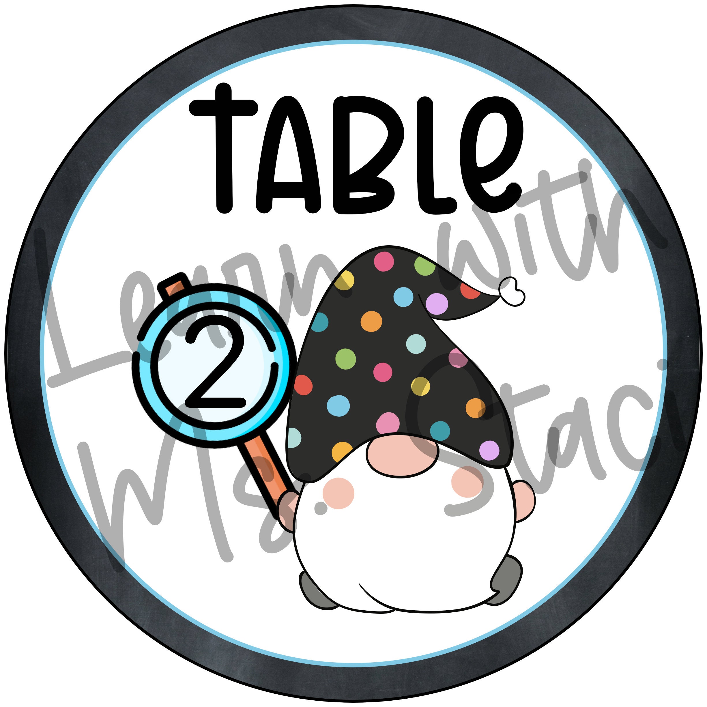 Gnome Table Numbers - Etsy