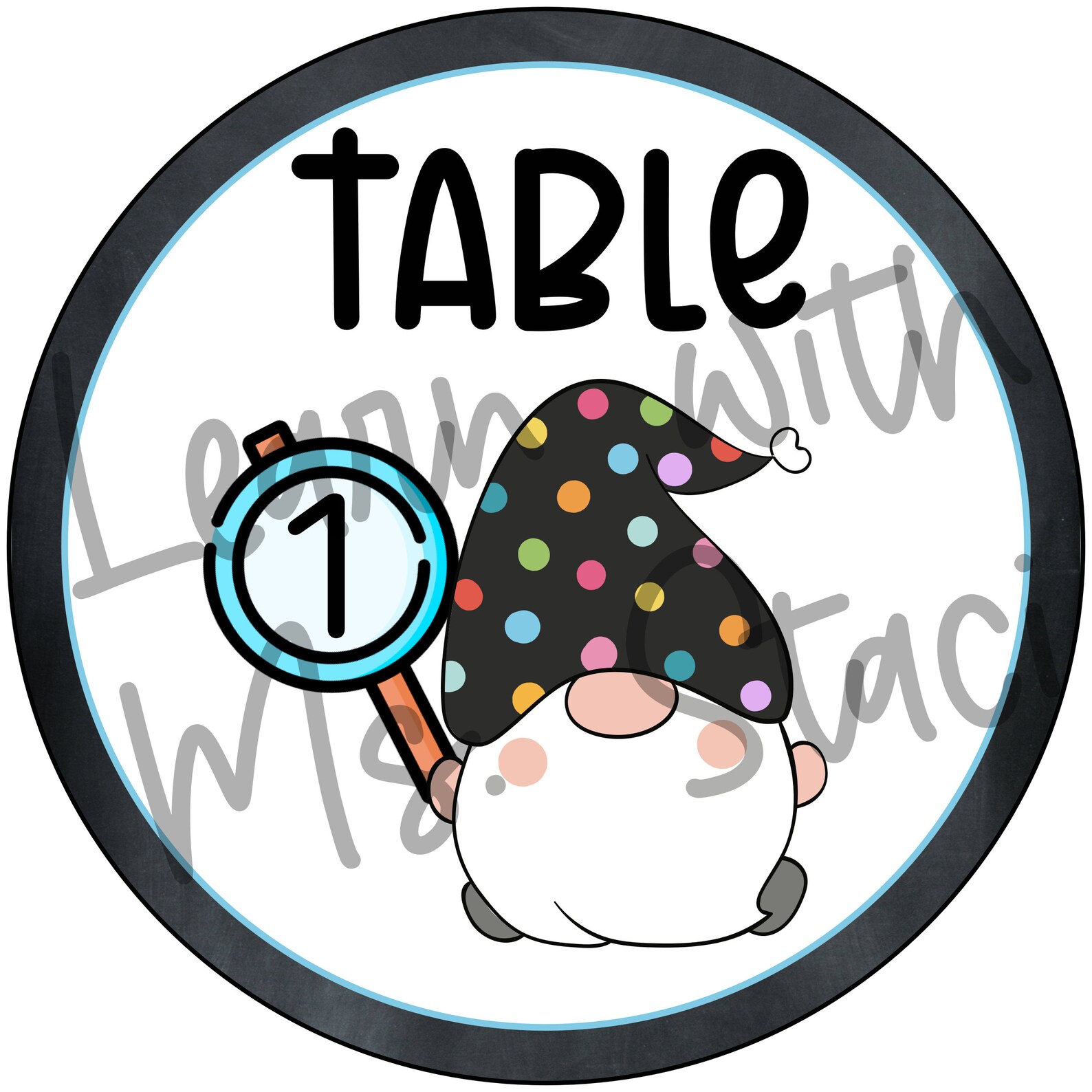 Gnome Table Numbers - Etsy