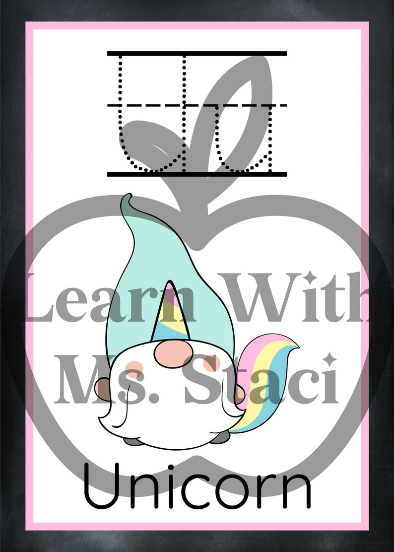 Gnome Alphabet & Numbers - Etsy