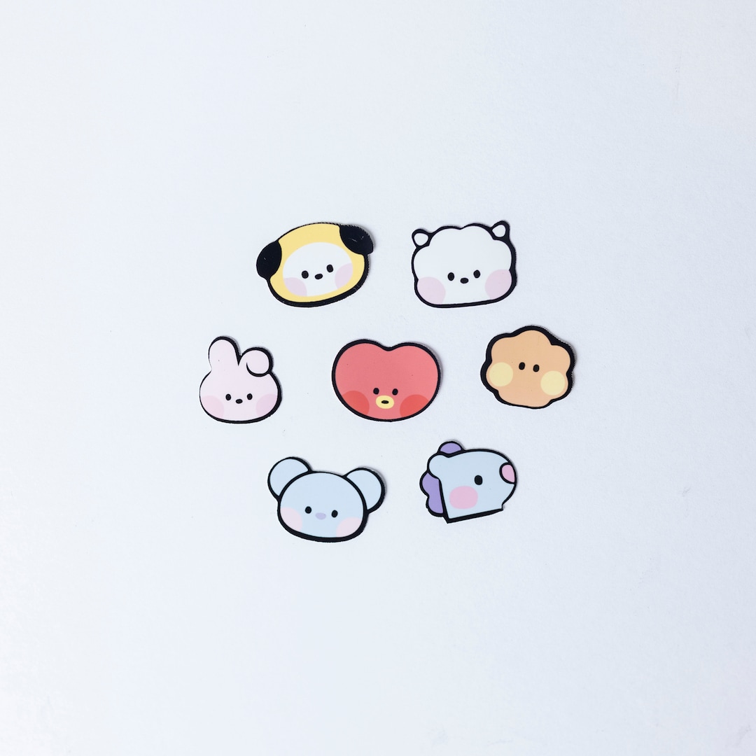 BT21 Mini Sticker Set - Etsy