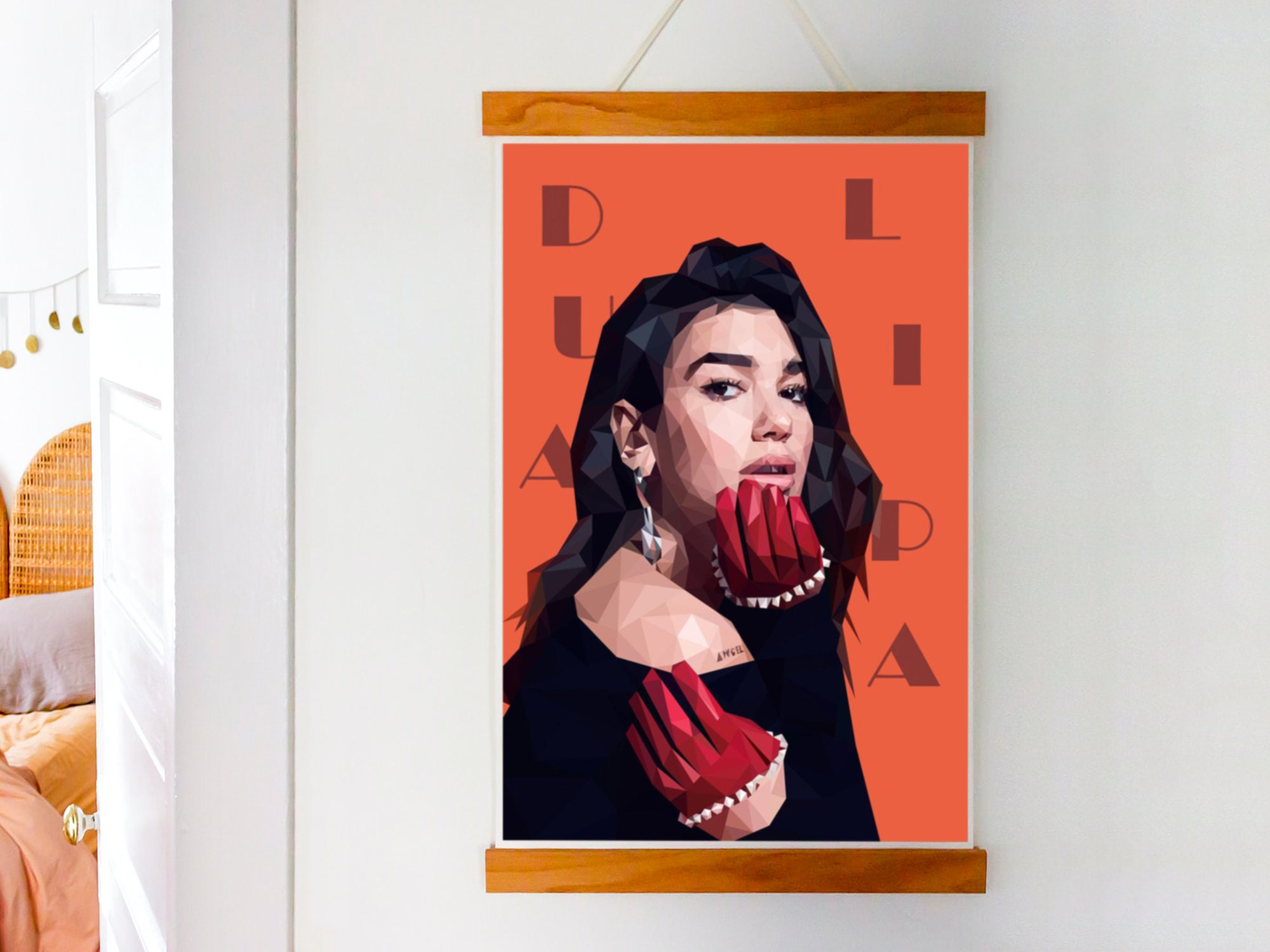 Dua Lipa poster Dua Lipa art print Dua Lipa wall poster Dua | Etsy