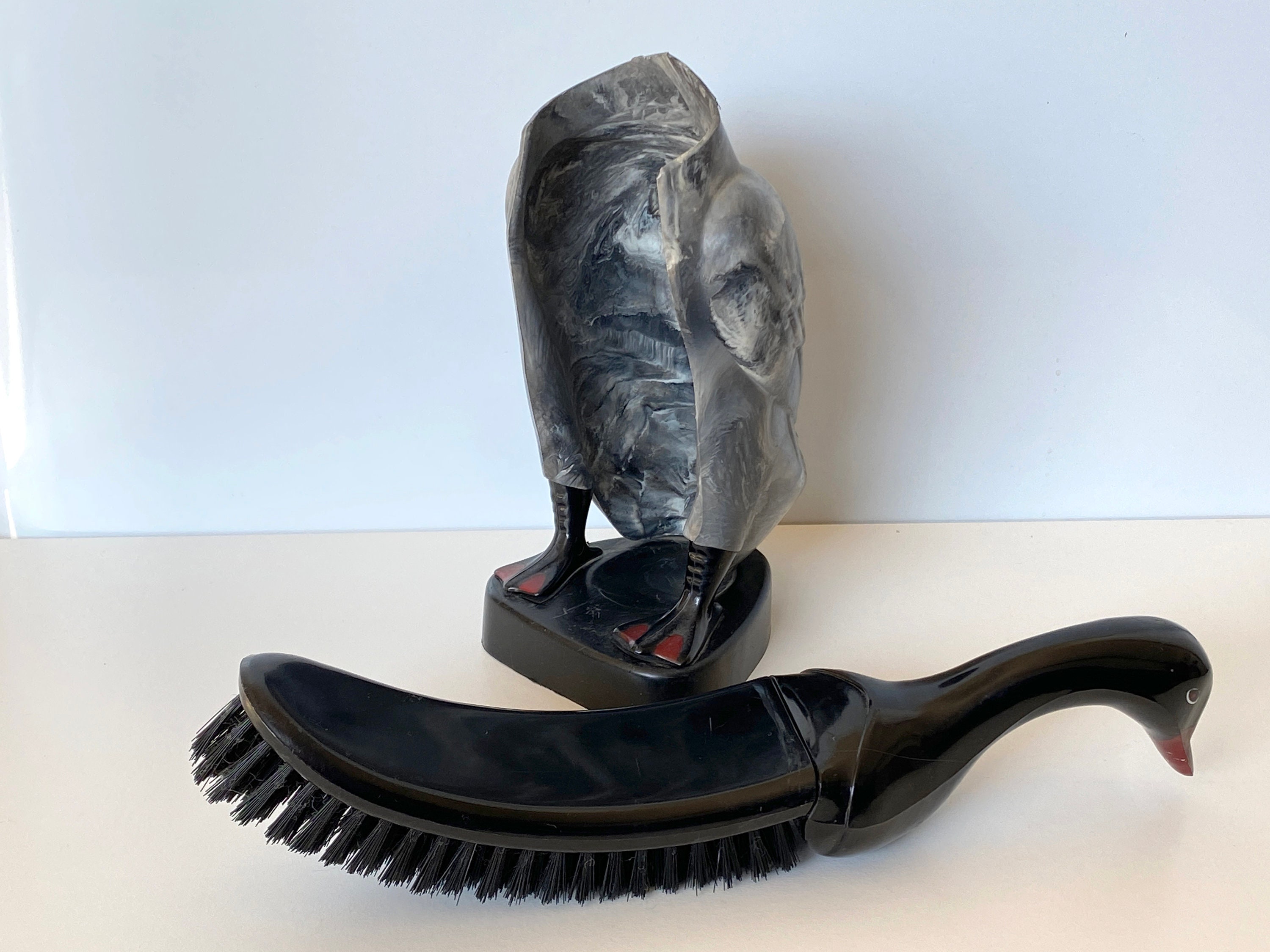 Mid Century Men's Clothing Bakelite Duck Brush - Etsy