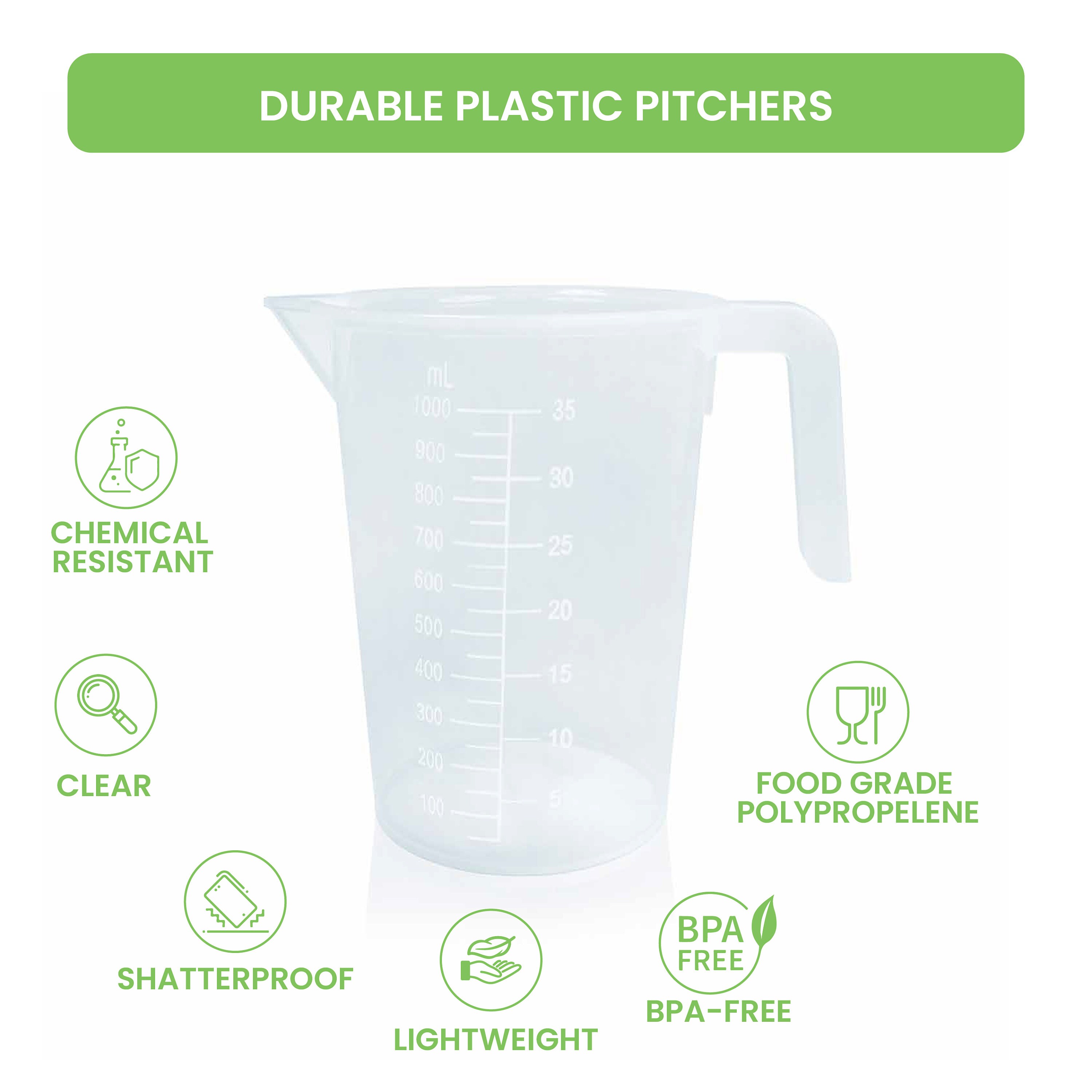 Measuring Plastic Pitcher