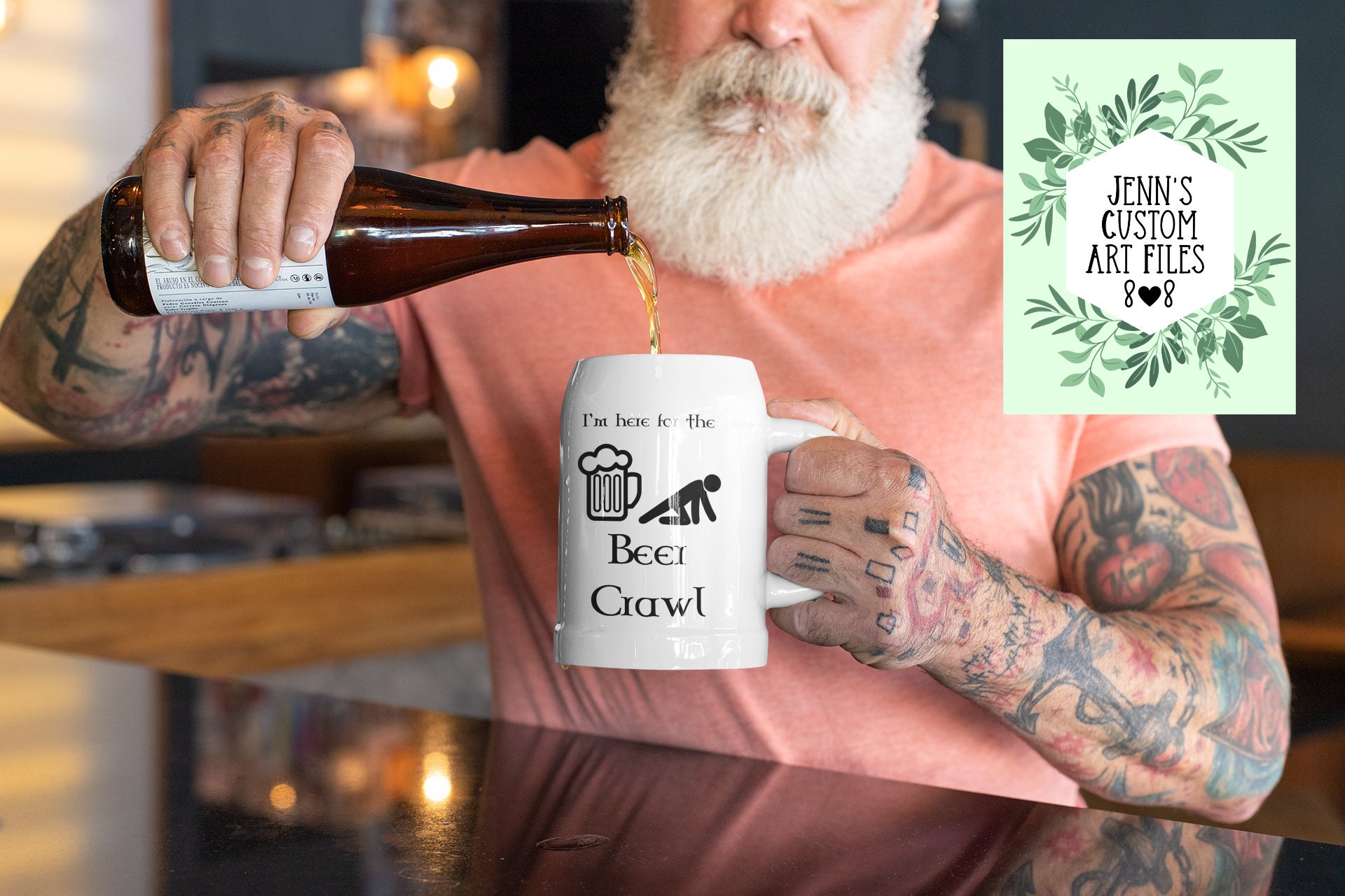 I'm Here for the Beer Crawl, SVG, JPEG,PDF File, Cricut, Cameo, Ren ...