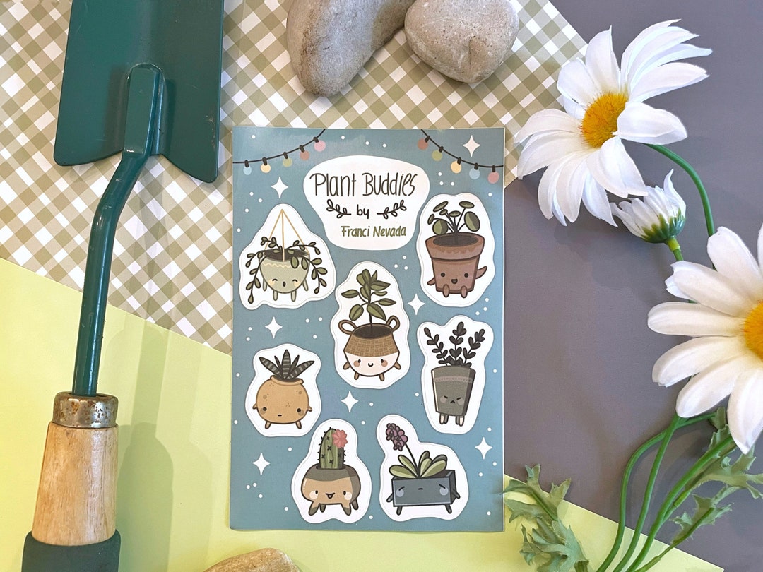 Sticker Sheet plant Buddies Plant Friends / Indoor - Etsy