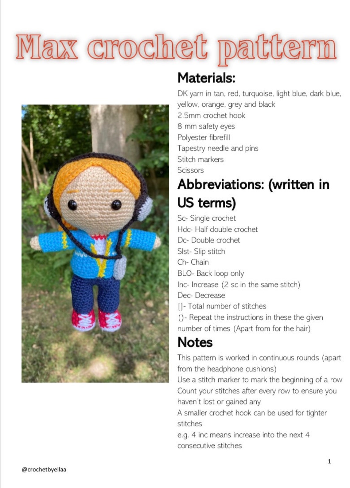 Season 4 Pattern Bundle Stranger Things Inspired Amigurumi - Etsy