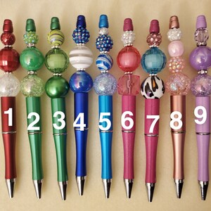 Beautiful and Bright Beaded Pens - Etsy