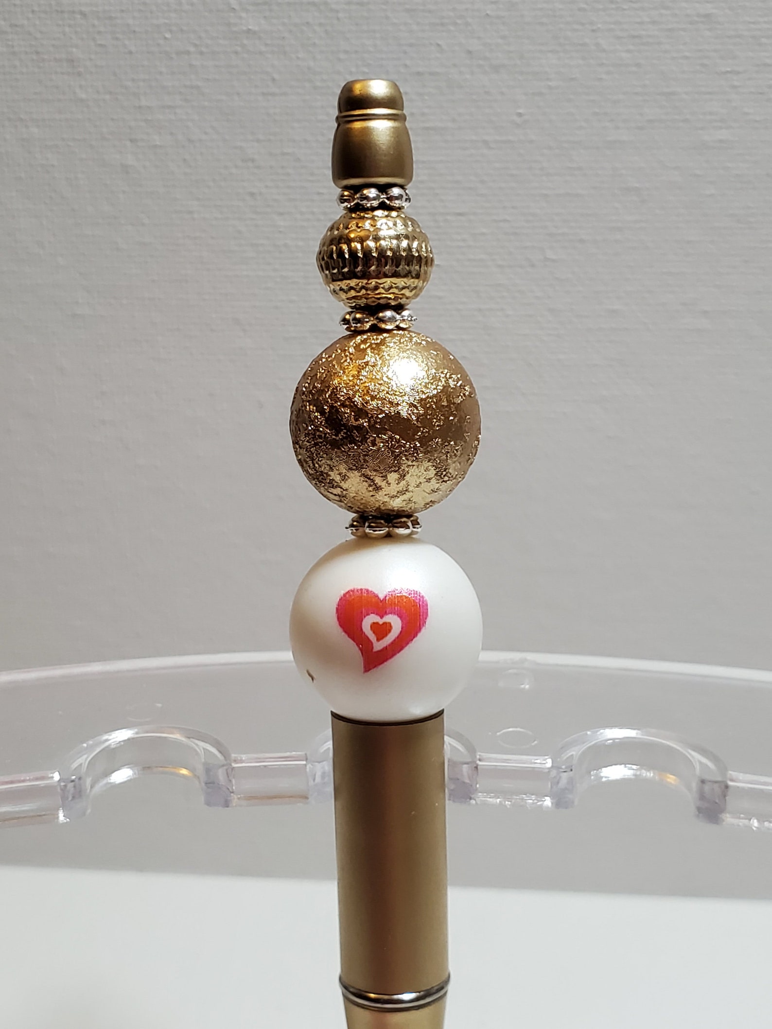 Beaded Heart Pens - Etsy