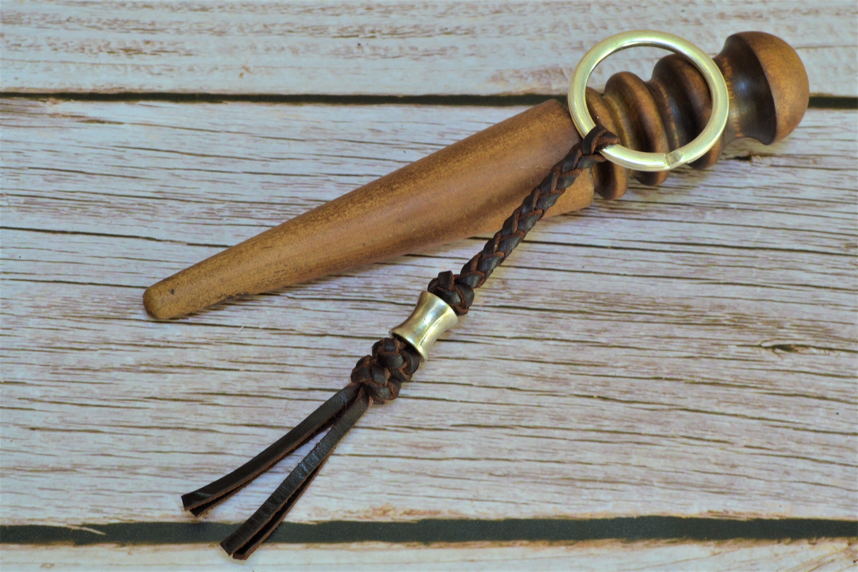 Braided Leather Keychain, Keyfob for Husband, Men Leather Keychain, Men ...