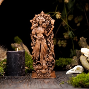 eostre goddess statue