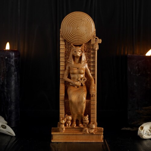 Bastet Egyptian Goddess Bastet Statue Ancient Egypt Gods - Etsy
