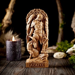 Azazel Statue, Demon Figure, Fallen Angel Statue, Demon Lucifer Occult ...