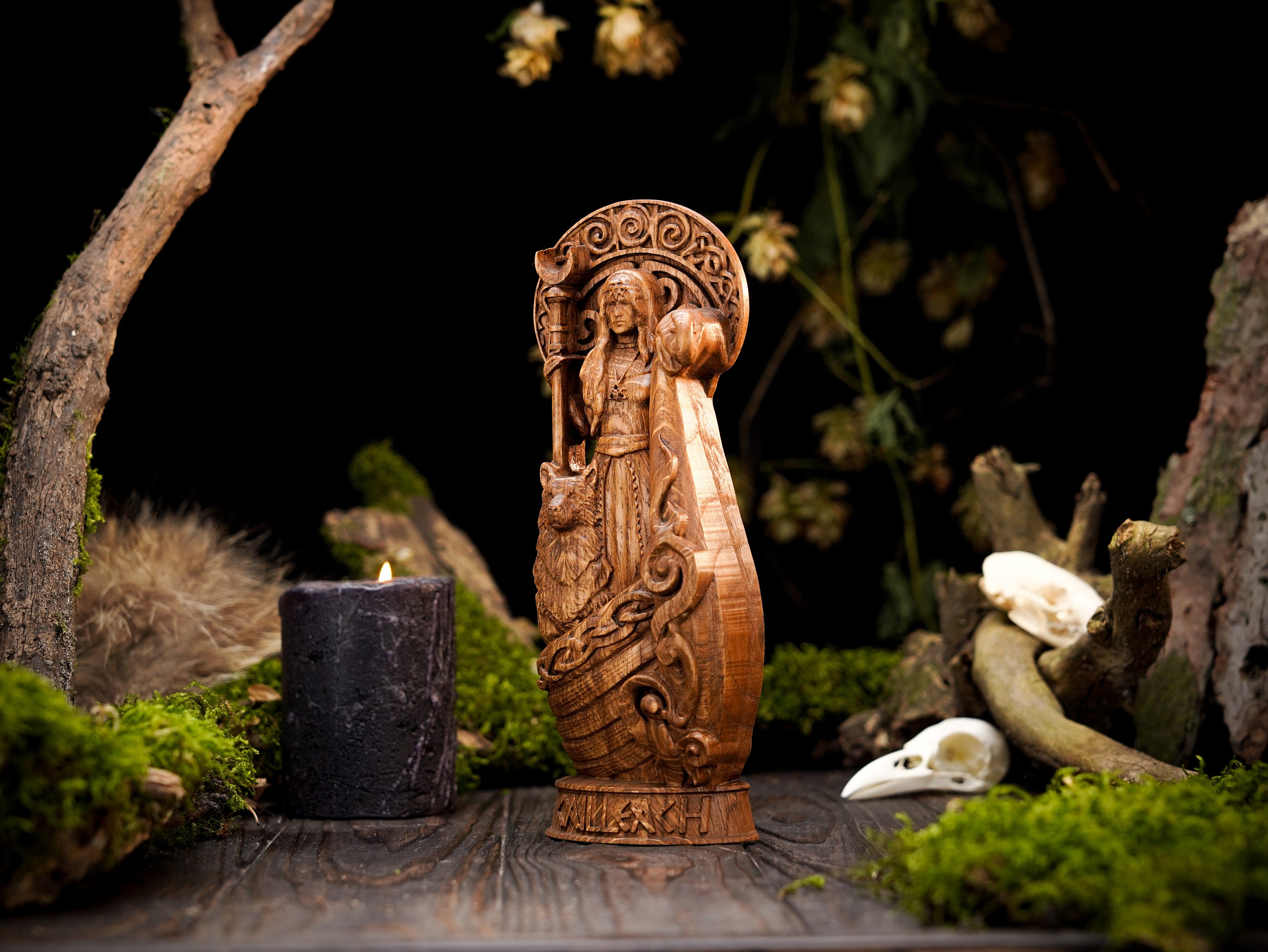 Cailleach Celtic Statue, Cailleach Irish Goddess, Cailleach Goddess ...