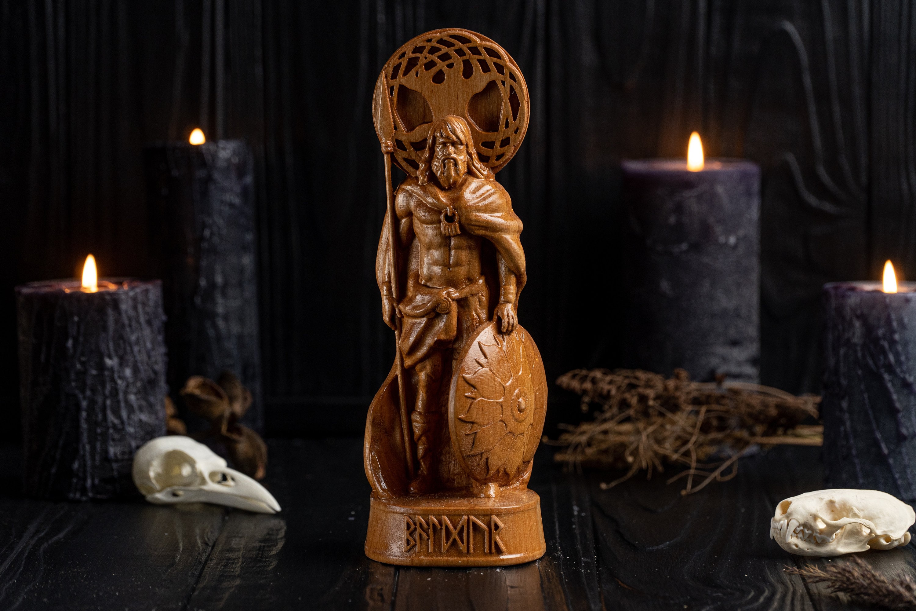 CUSTOM SCANDINAVIAN God Statue, Custom Made Figurine, Norse Gods ...