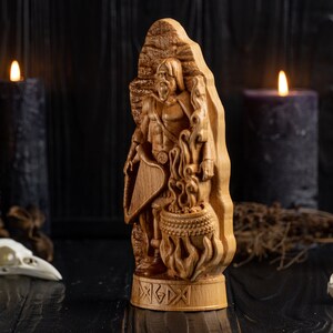 DAGDA Celtic Figurine, Irish Mythology , Celtic Statue, Pagans ...