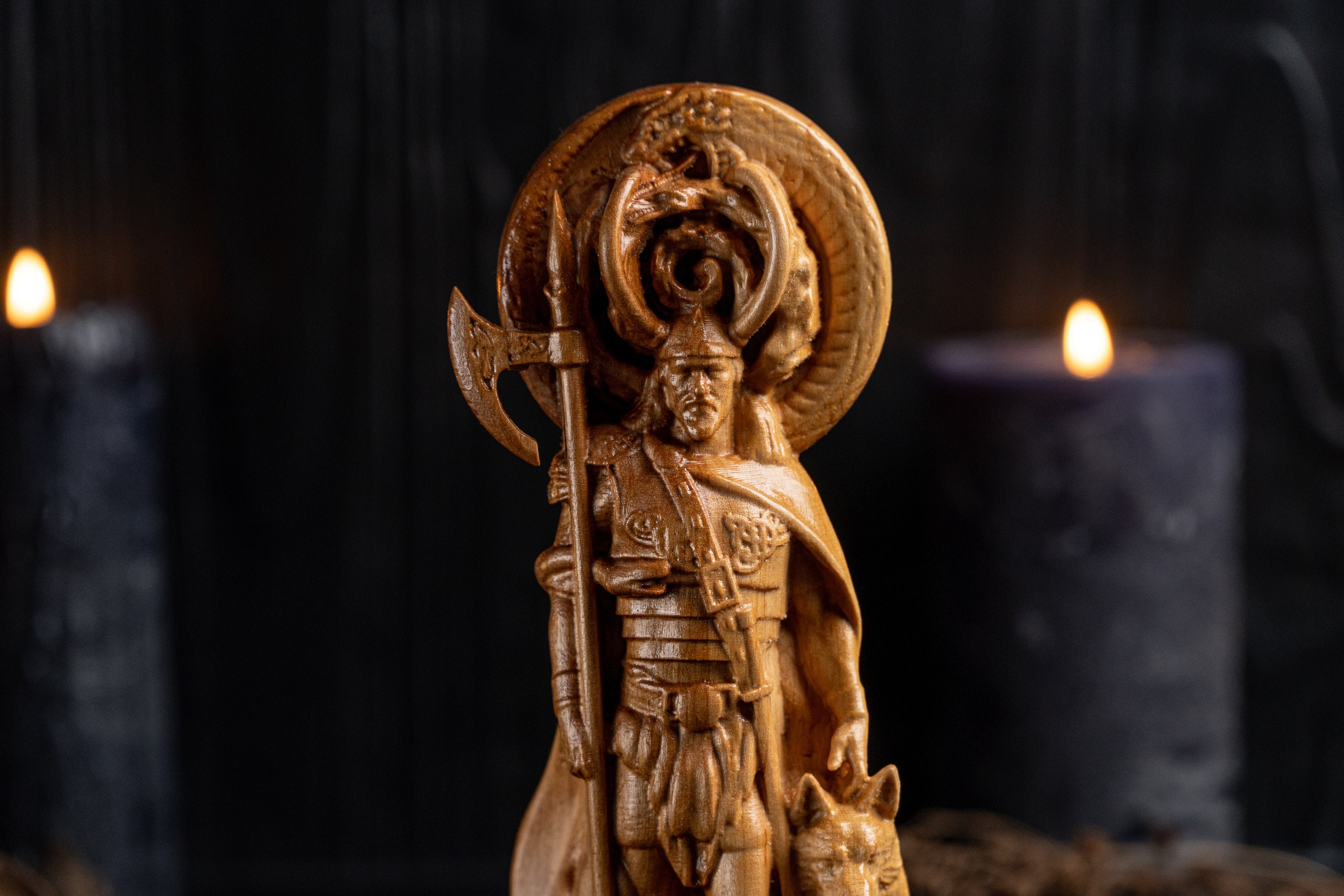 LOKI Norse Figurine Viking Statue Pagans Norse Paganism - Etsy