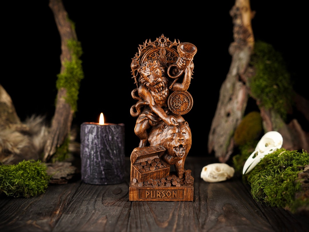 Purson Demon Statue, Goetia King Figure, Purson Goetia, Demon Purson ...