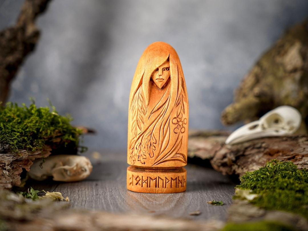 Blodeuwedd Statue, Viking Goddess Statue, Norse Pagan Statue, Norse ...