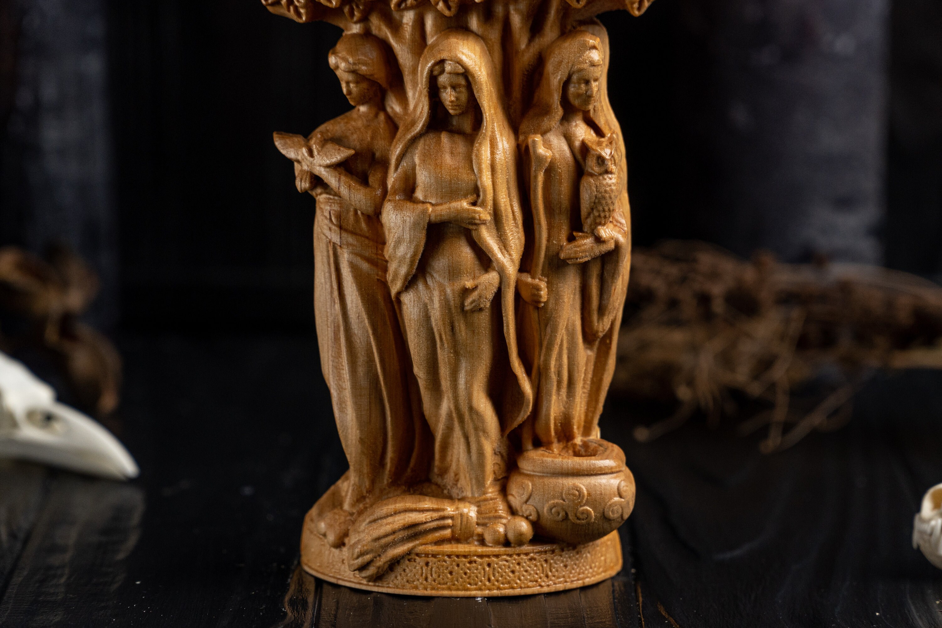 BRIGID GODDESS Figurine, Neopaganism , Wicca Statue, Pagans, Paganism ...