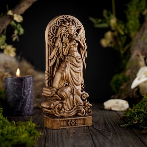 Goddess Eos Statue, Wooden Greek Goddess Statue, Greek Gods Pantheon ...