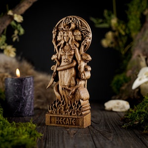 Hecate Greek Statue, Hecate Greek Goddess, Hecate Triple Goddess, Greek ...