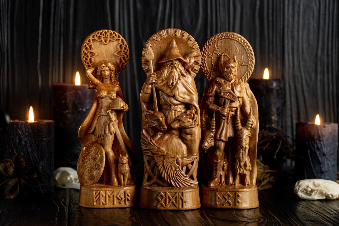 CUSTOM SCANDINAVIAN God Statue, Custom Made Figurine, Norse Gods ...