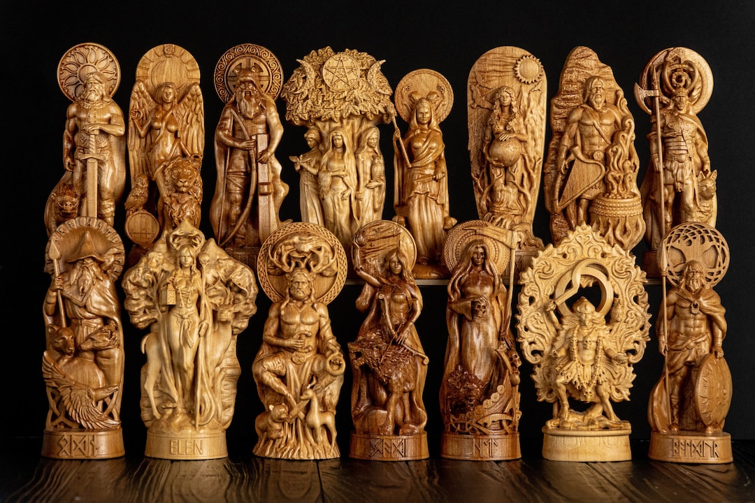 CUSTOM GOD Statue, Custom Made Figurine, Norse Gods Statues, Celtic ...