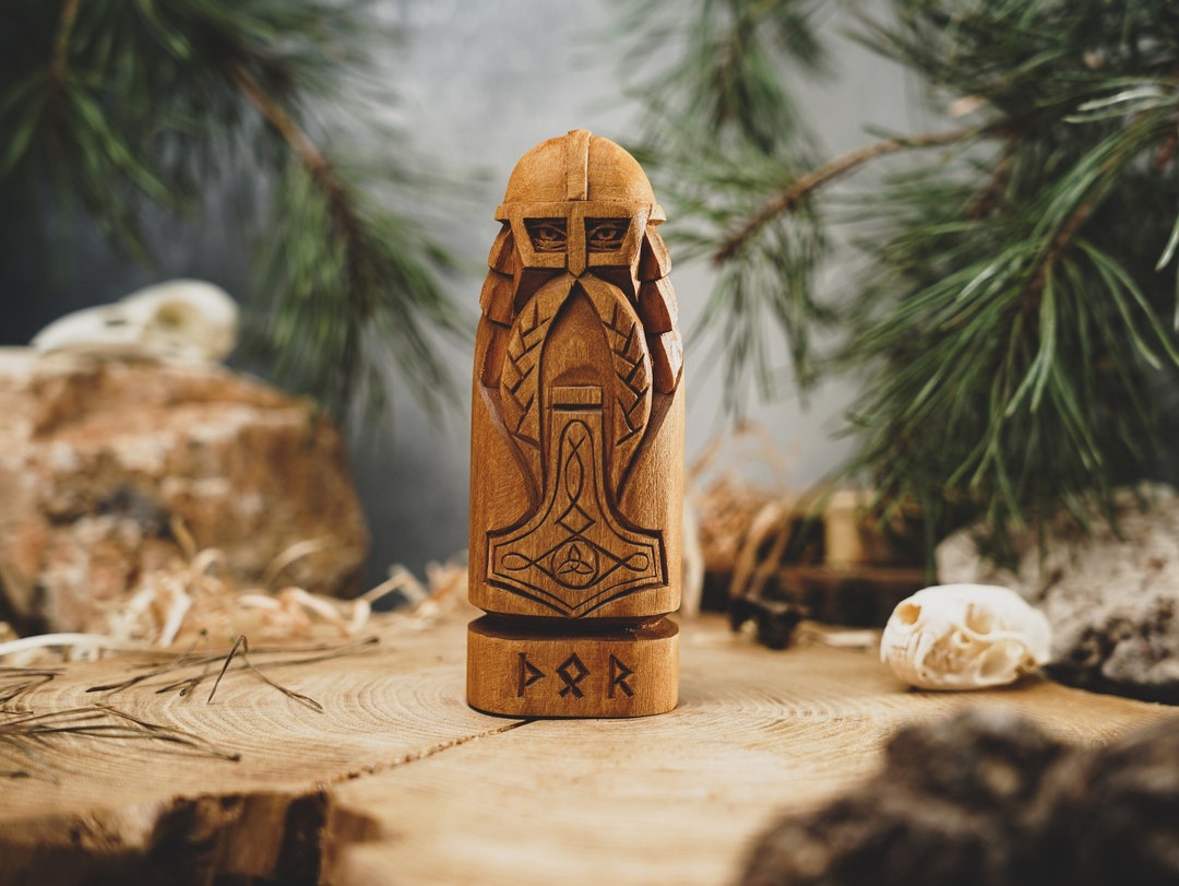 Wooden THOR Statue, Viking Statue, Pagans, Norse Paganism, Norse ...