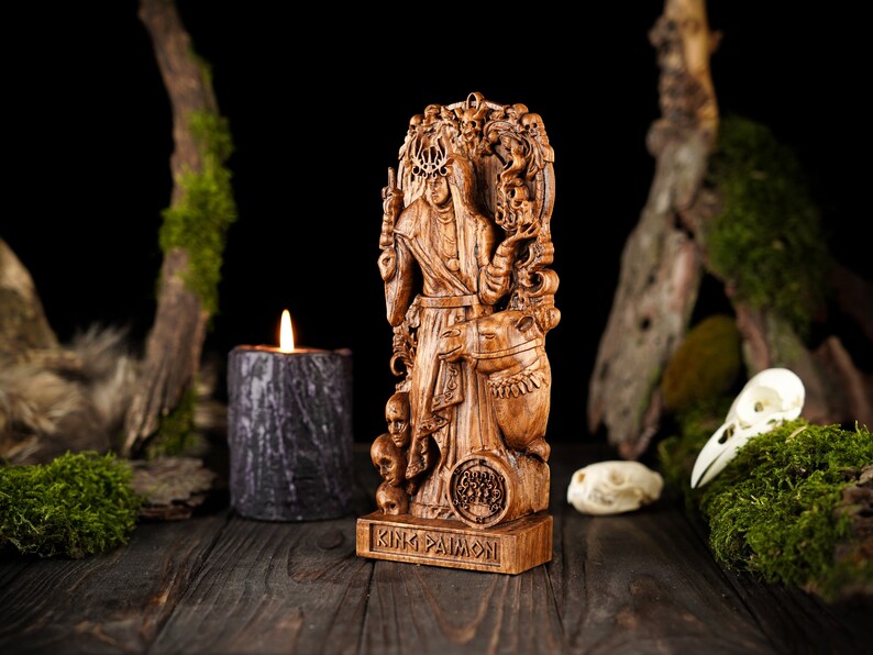 Paimon King Statue, Goetia King Figure, Paimon Goetia, Demon Paimon ...