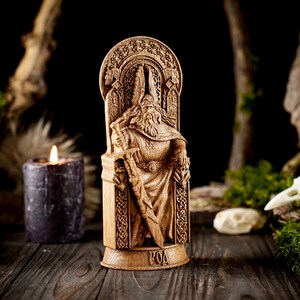 Wooden Rod Statue, Slavic God Figurine, Slavic Mythology, Rod Statue ...