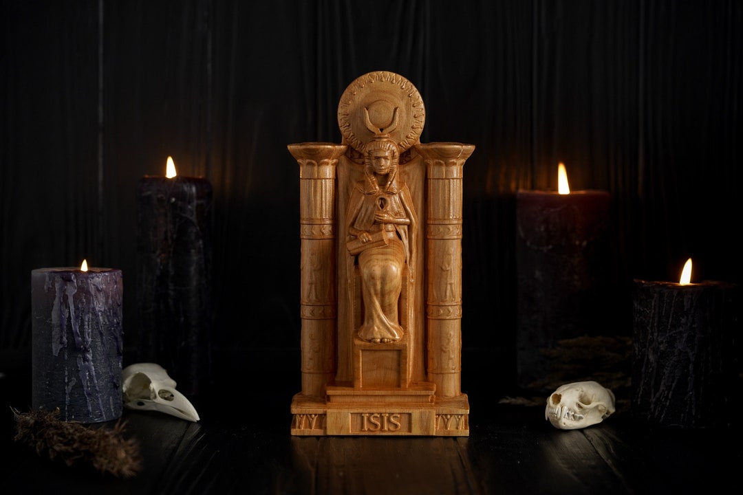 Isis Egyptian Statue, Isis Egypt Statue, Egyptian Gods, Ancient Egypt ...