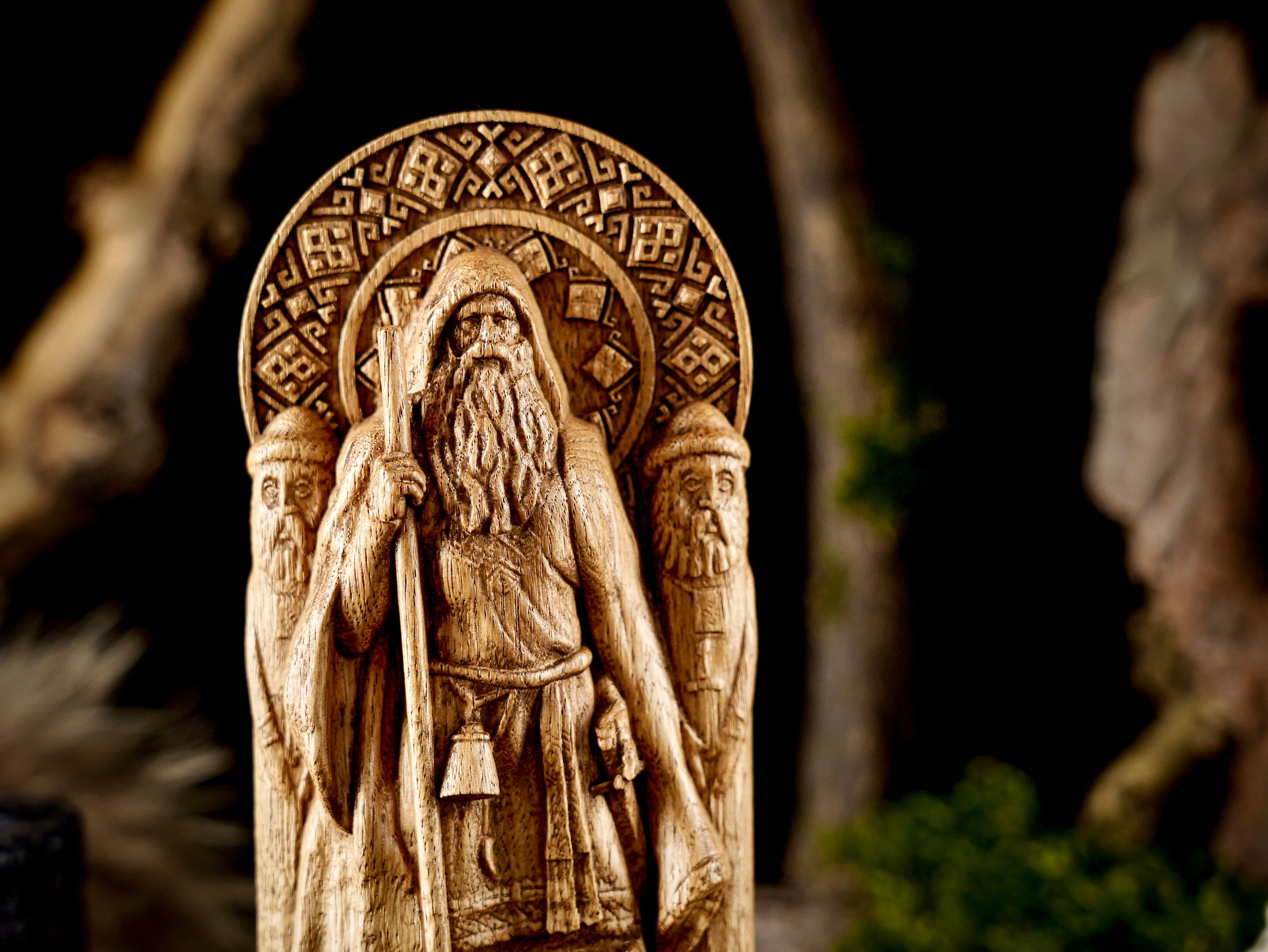 Veles Slavic Statue, Slavic God Figurine, Slavic Mythology, Veles ...
