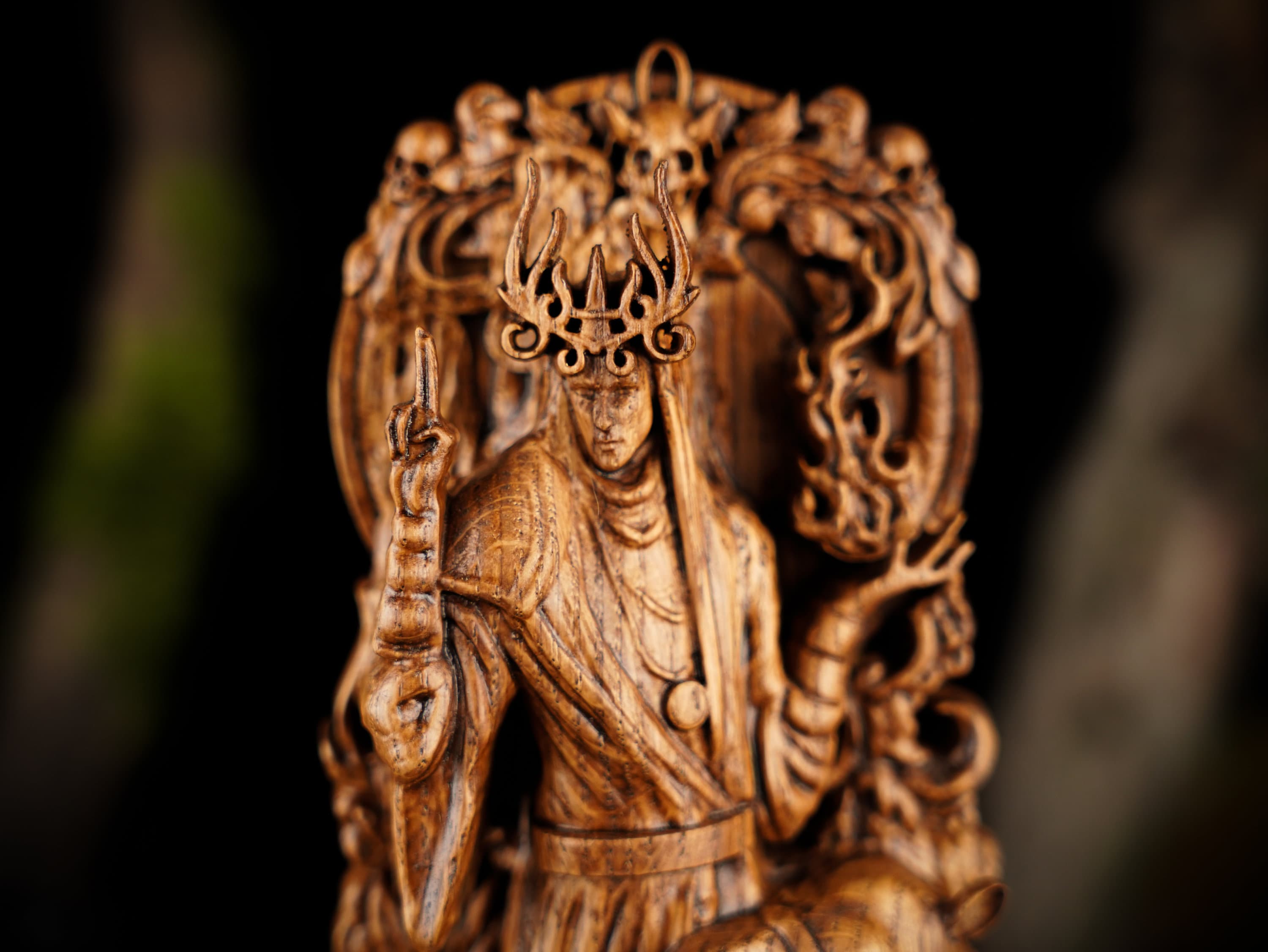 Paimon King Statue, Goetia King Figure, Paimon Goetia, Demon Paimon ...