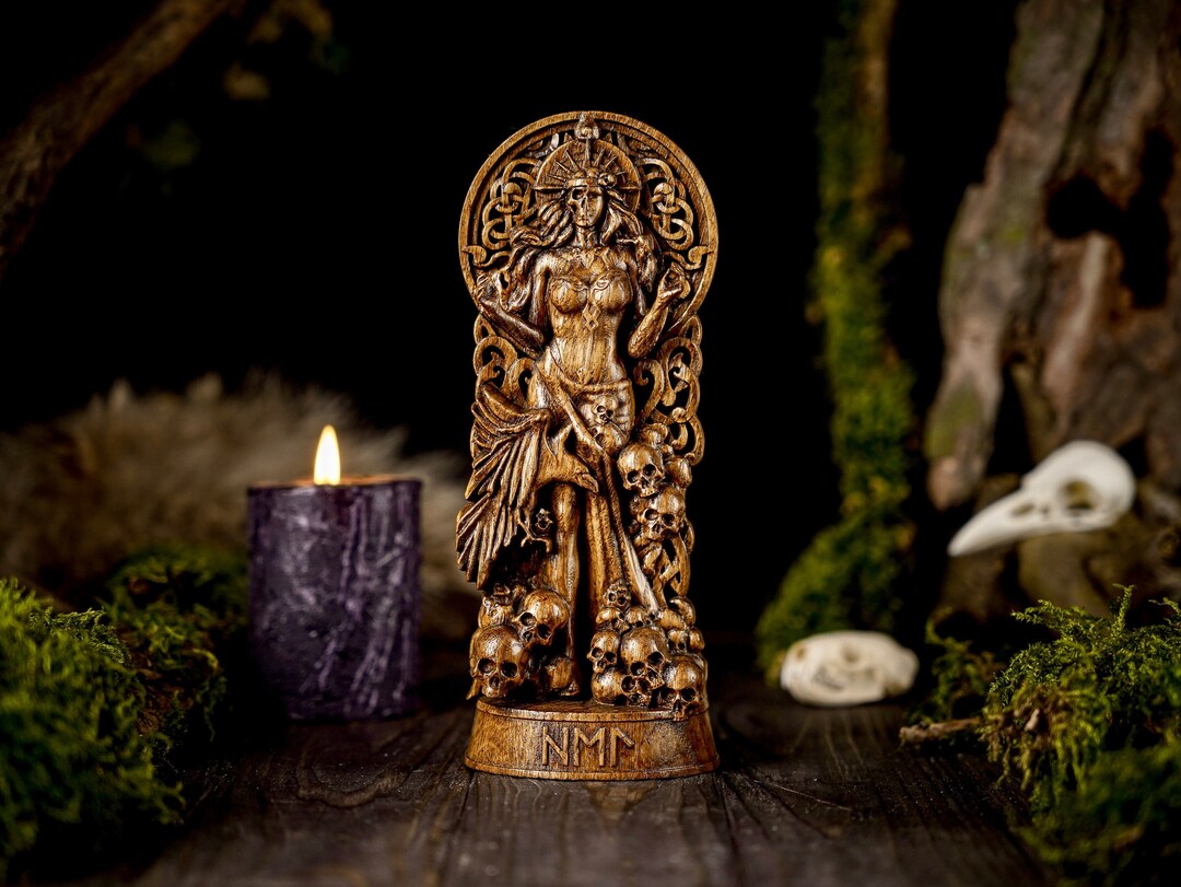 Hel Norse Figurine, Viking Statue, Pagans, Norse Paganism, Norse ...