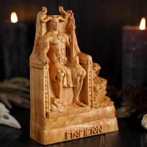 MAMMON Statue, Wooden Mammon, European Occultism, Satanic Temple ...