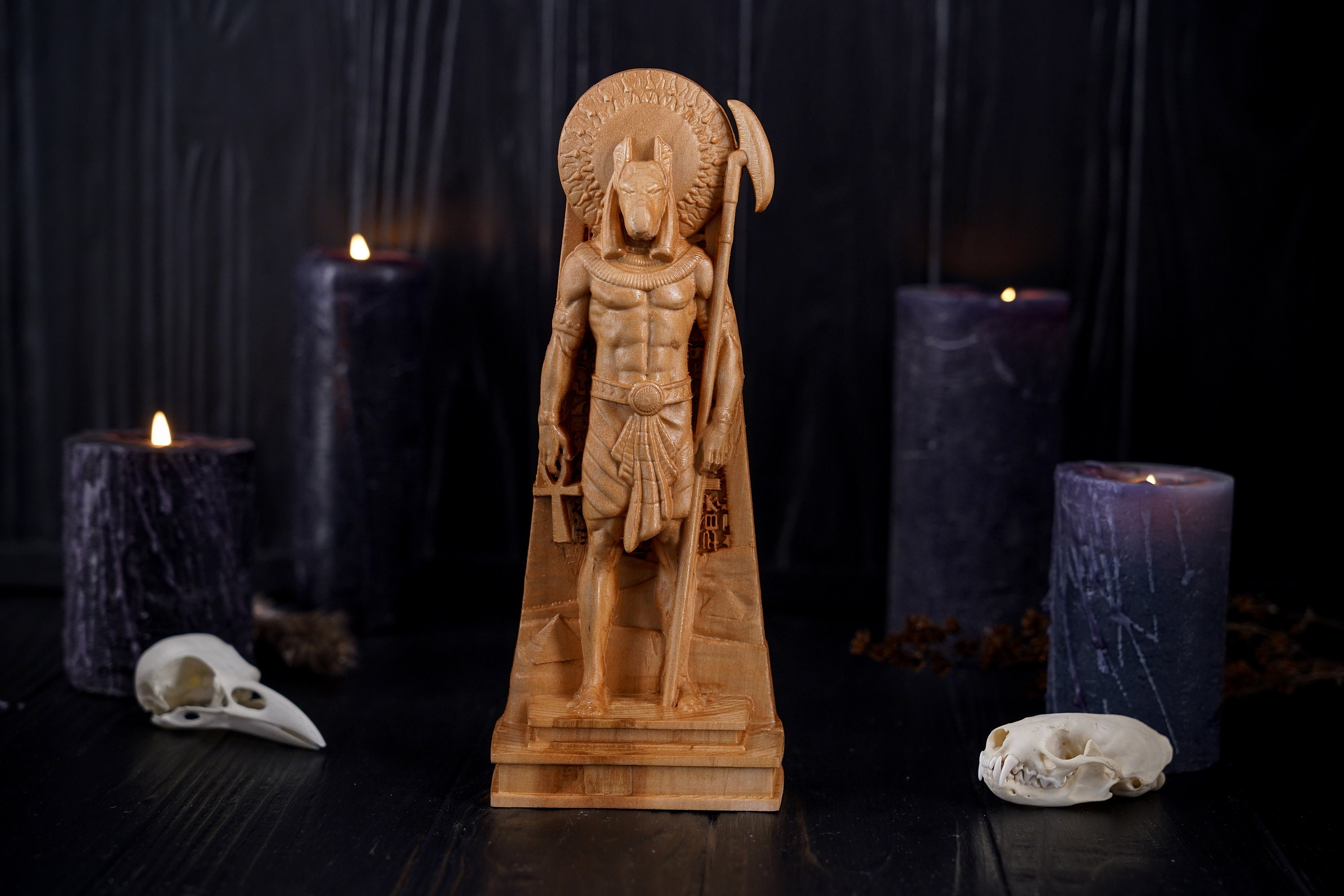 Seth Egypt Statue, Egyptian God Statue, Egyptian Mythology, Pagan God ...