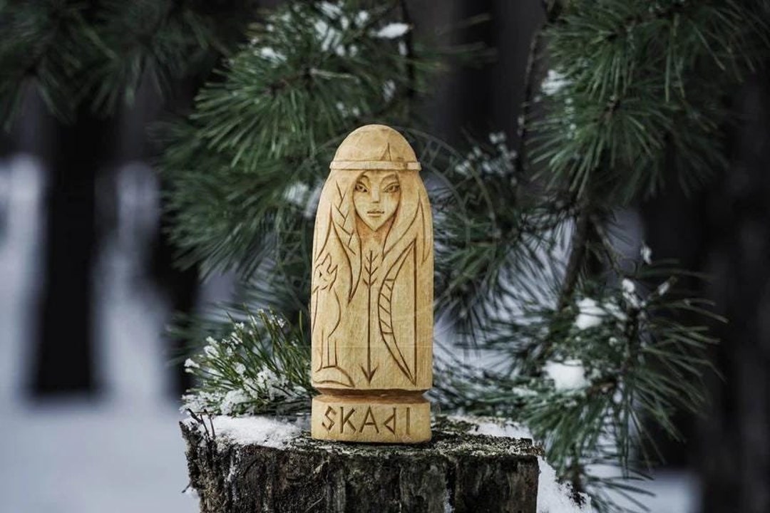 Skadi Norse Goddess Statue, Viking Statue, Pagans, Norse Paganism ...