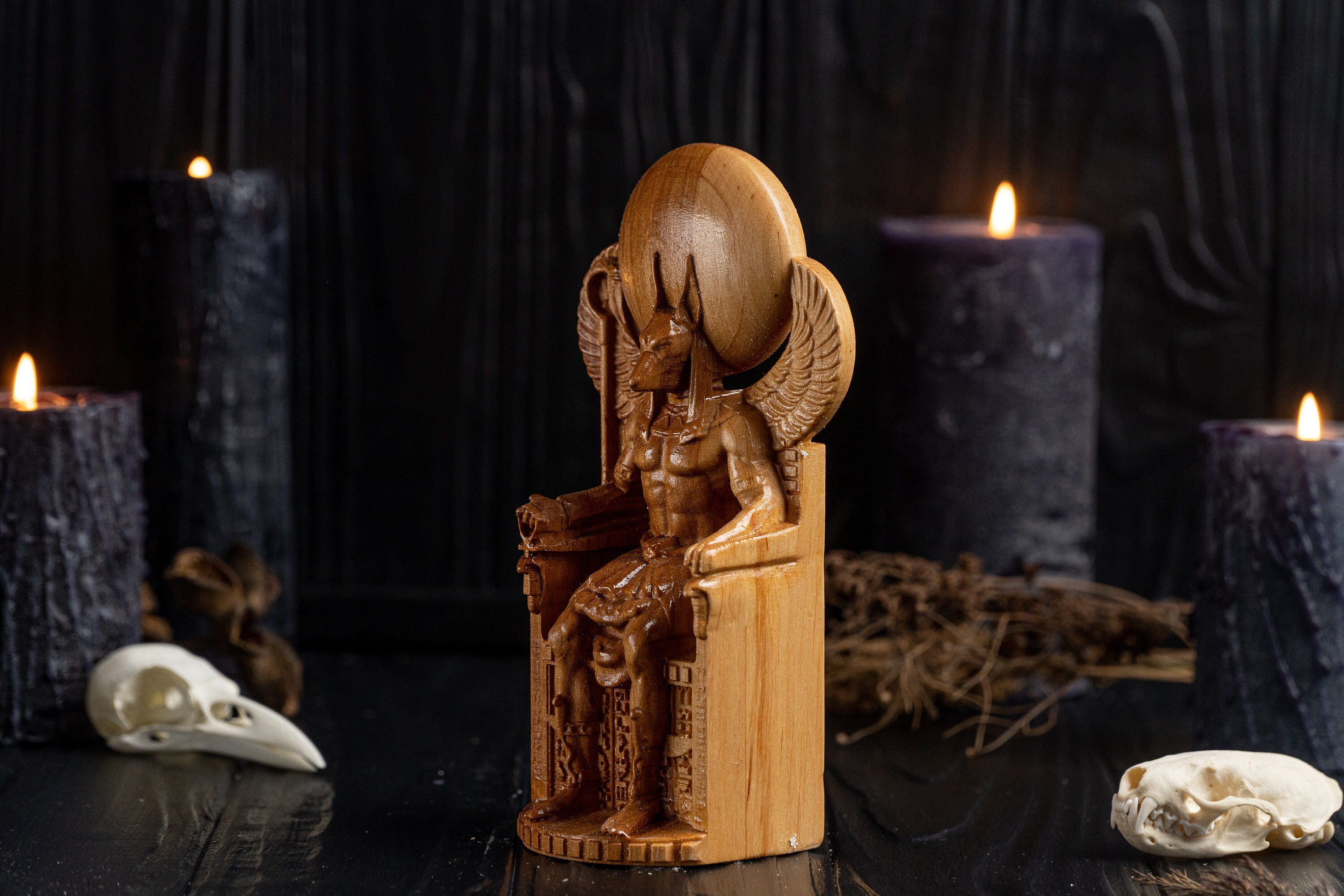 CUSTOM EGYPTIAN GOD Statue, Custom Made Figurine, Norse Gods Statues ...