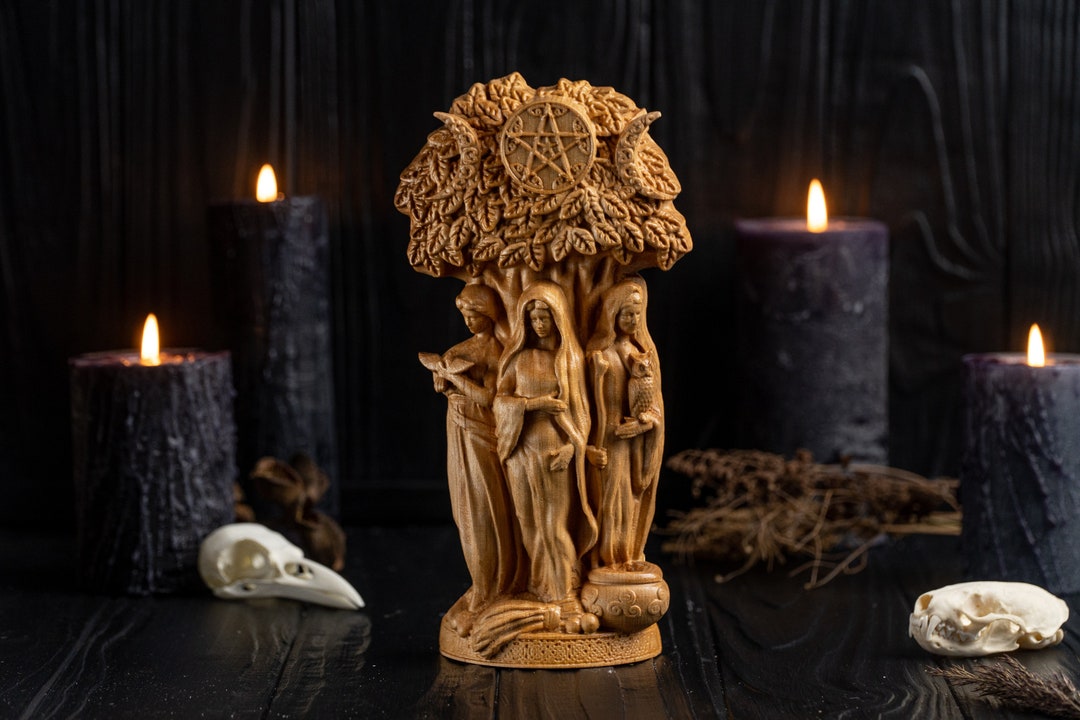 BRIGID GODDESS Figurine, Neopaganism , Wicca Statue, Pagans, Paganism ...
