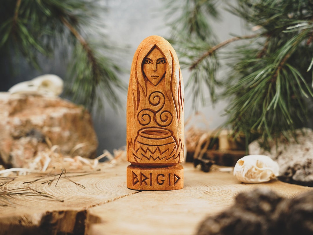 BRIGID Goddess Statue, Irish Mythology , Celtic Statue, Pagans ...