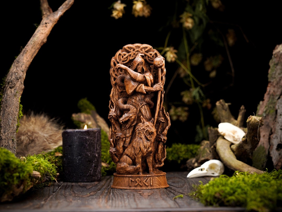 Loki Norse God Statue, Viking Statue, Pagans, Norse Paganism, Norse ...