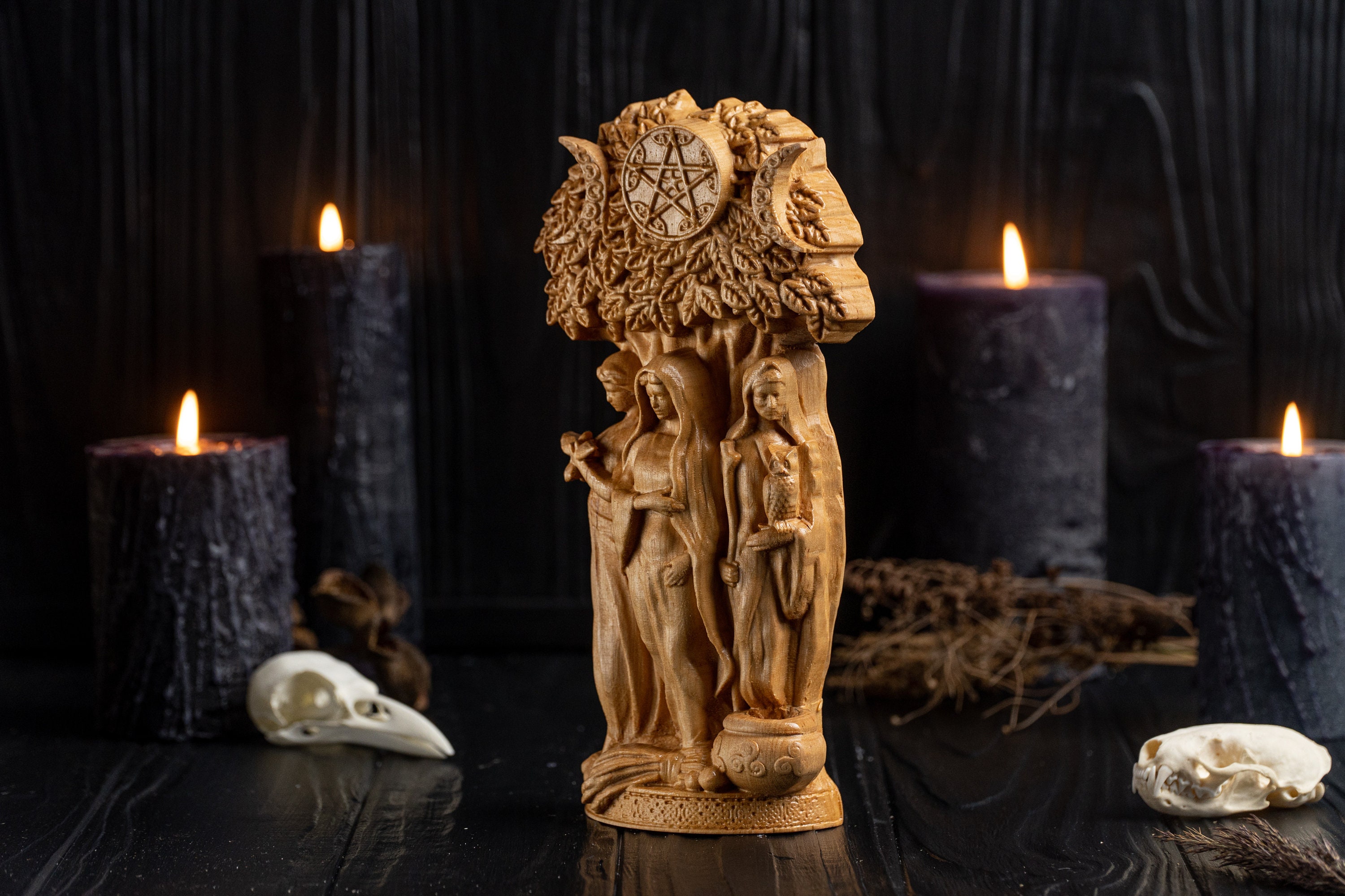 BRIGID GODDESS Figurine, Neopaganism , Wicca Statue, Pagans, Paganism ...
