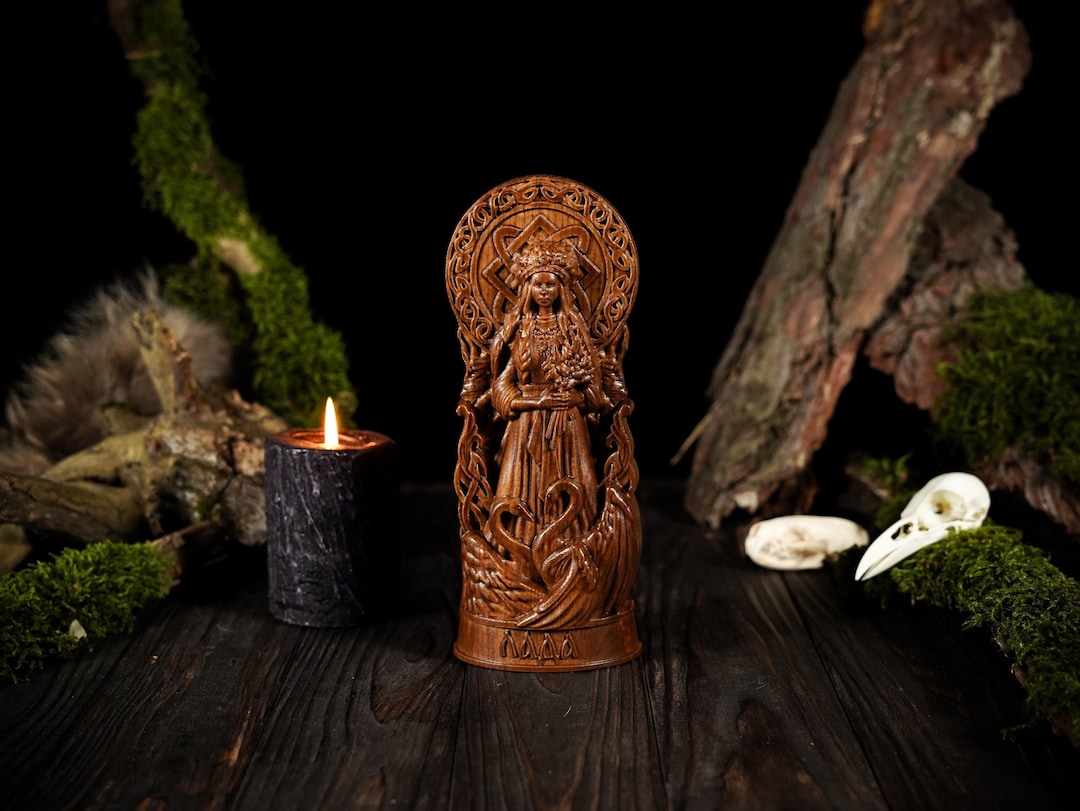 Lada Slavic Statue, Lada Slavic Goddess, Carved Lada Statue, Slavic ...