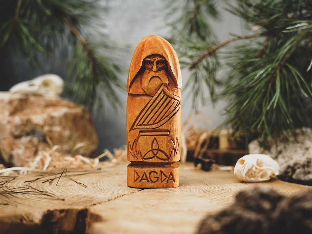 DAGDA God Statue, Irish Mythology , Celtic Statue, Pagans, Paganism ...