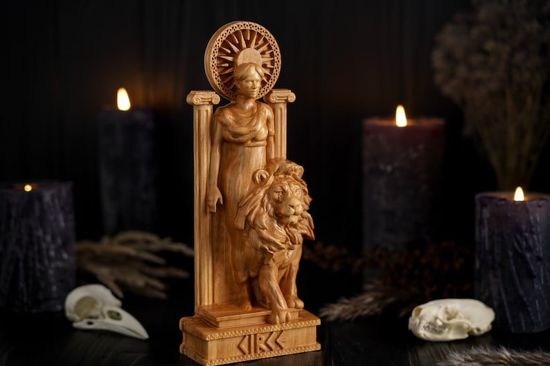 Circe Greek Goddess, Greek Pantheon Statues, Circe Figurine, Pagan ...