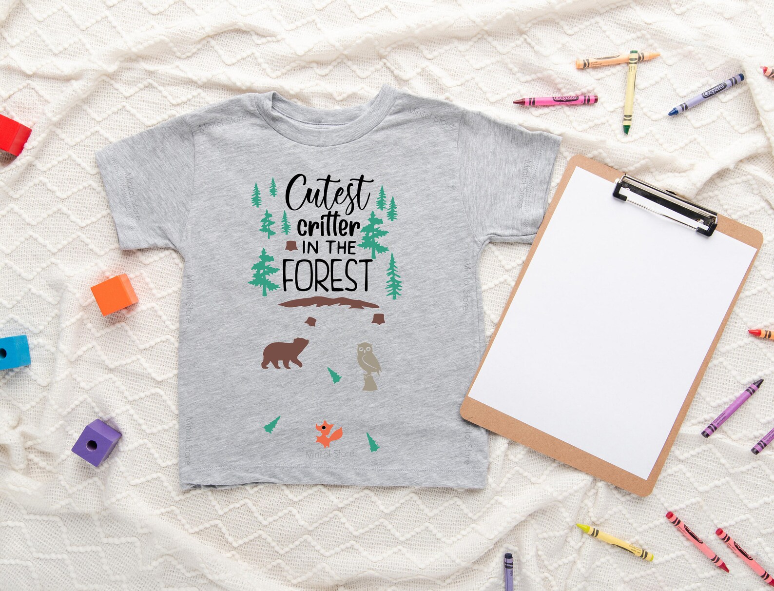 Cutest Critter in the Forest Onesie Woodland Animals Baby - Etsy