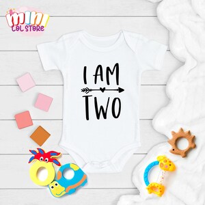 I Am Two Unisex Kids T-shirt Birthday 2nd Birthday Gift Party | Etsy